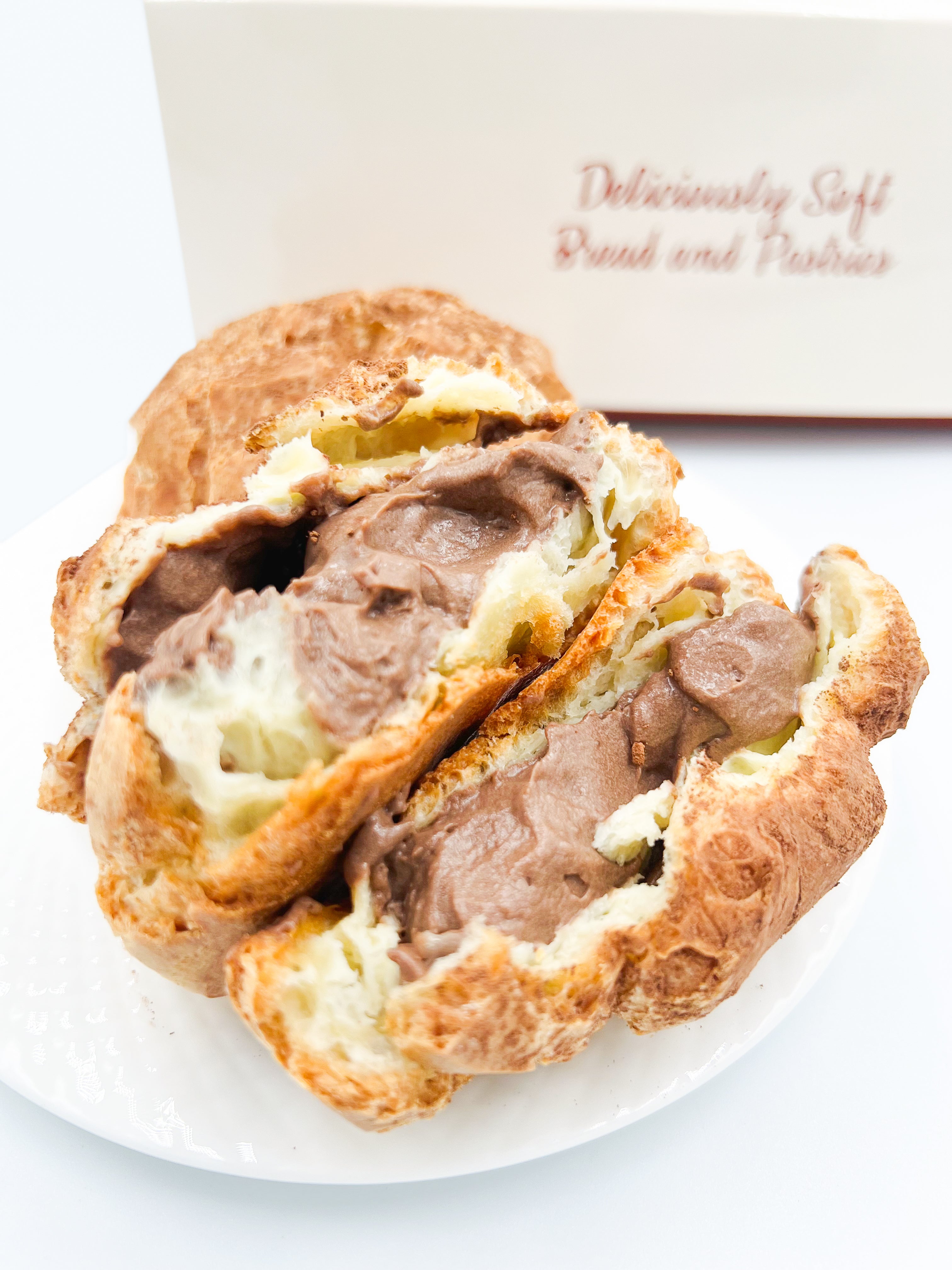 Chocolate Cream Puff - Box of 6 – Little Luna's Bakeshop