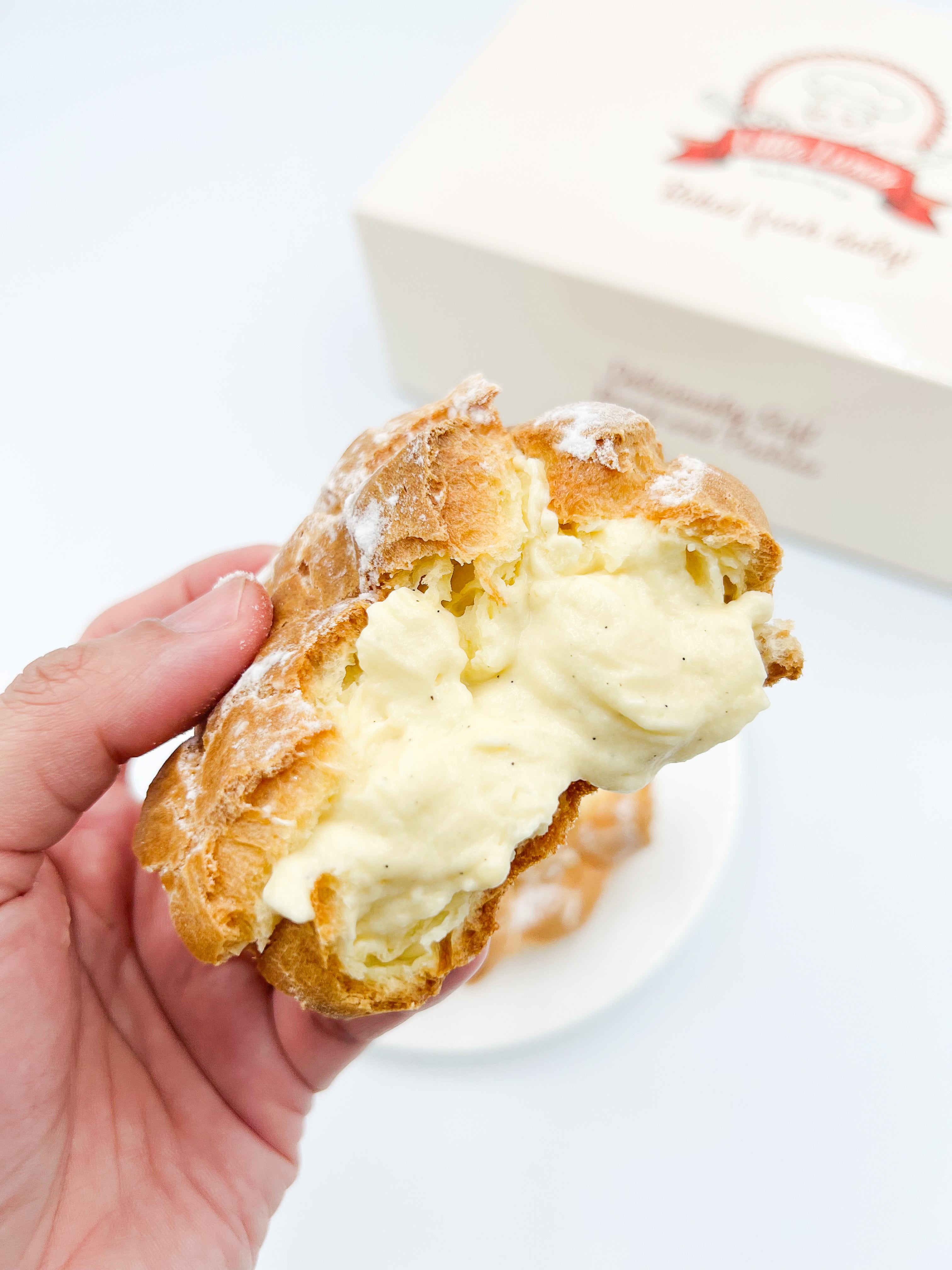 Vanilla Cream Puff - Box of 6 – Little Luna's Bakeshop
