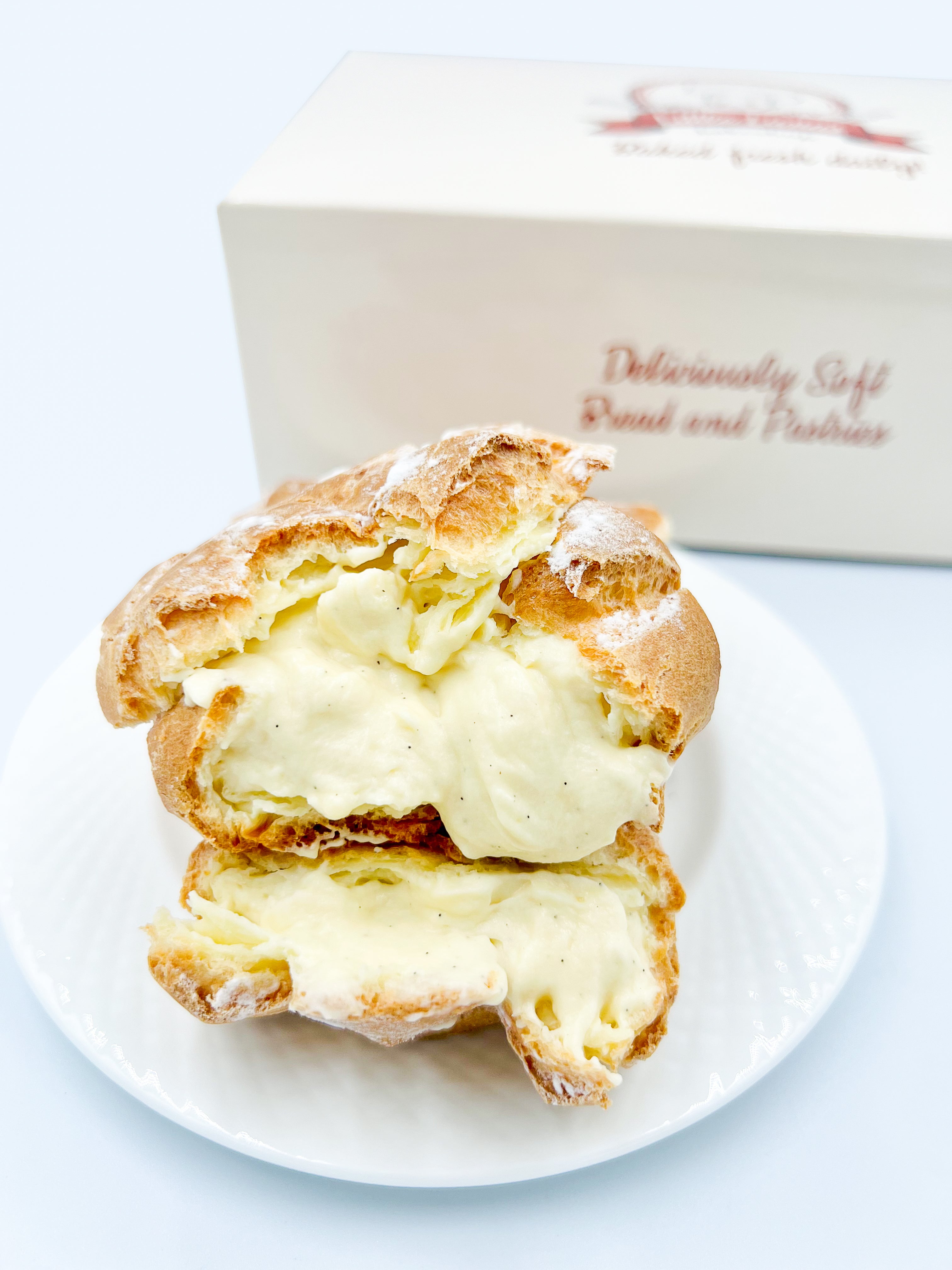 Vanilla Cream Puff - Box of 6 – Little Luna's Bakeshop